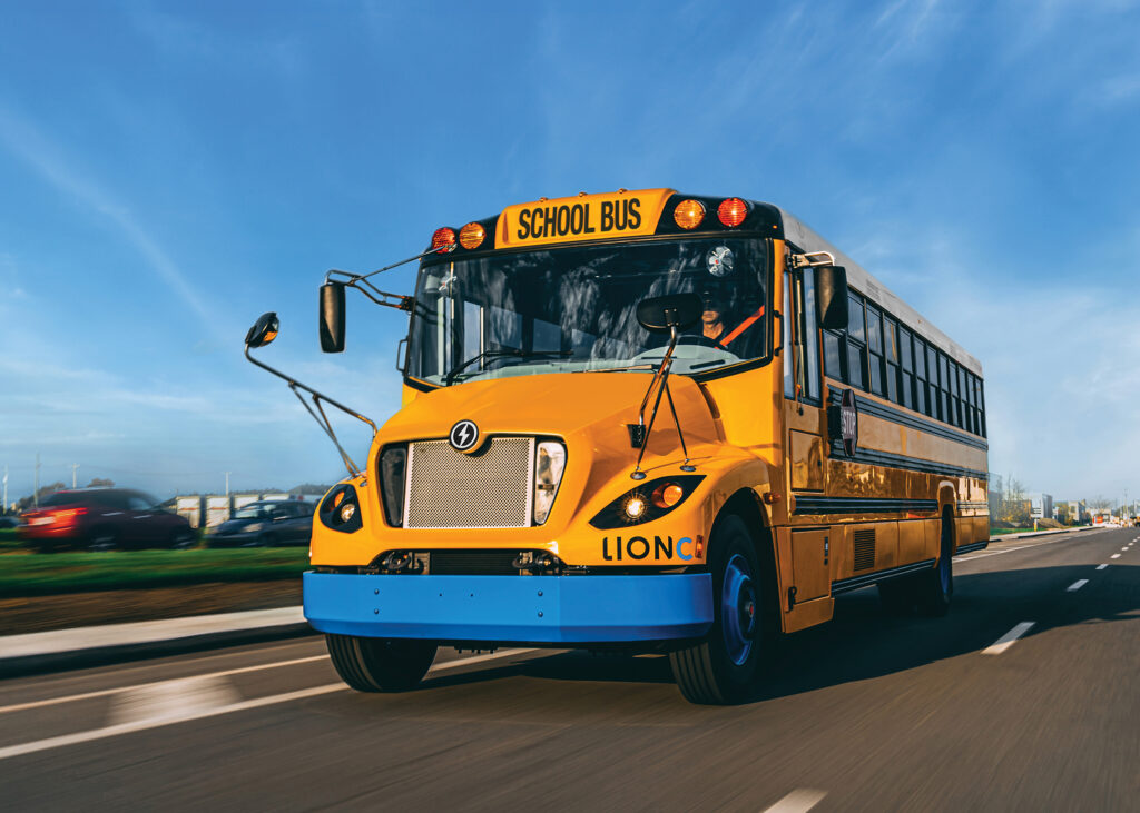 Lion LIONC Battery Electric School Bus - Hybrid and Zero-Emission Truck ...